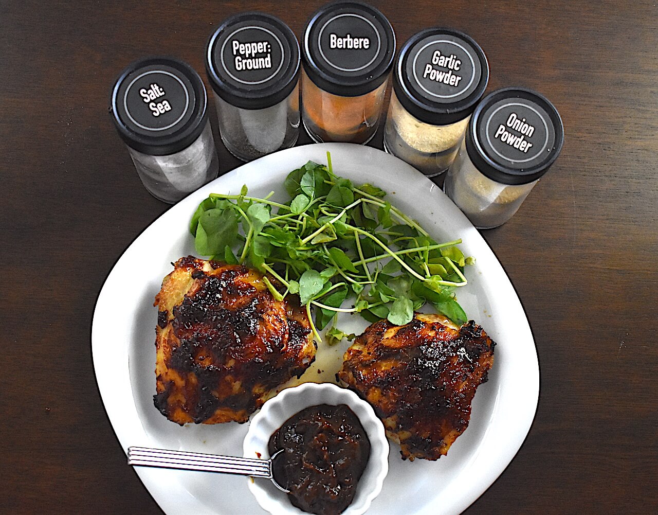 Baked Chicken Thighs with Prune Puree - Food For Healthy Bones